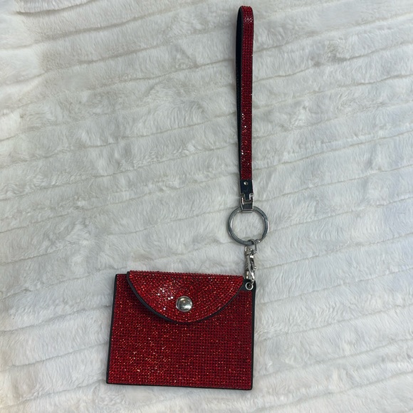 Accessories | Bling Rhinestone Decor Card Case | Poshmark